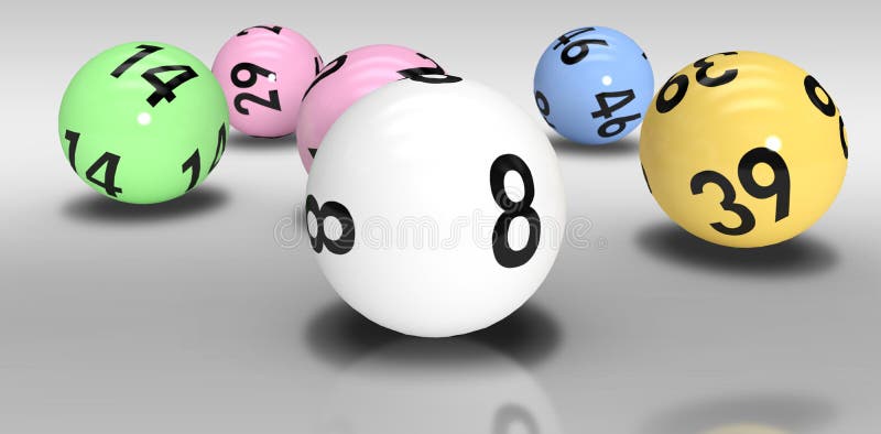 Composite Image of Colourful Lottery Balls Stock Illustration ...