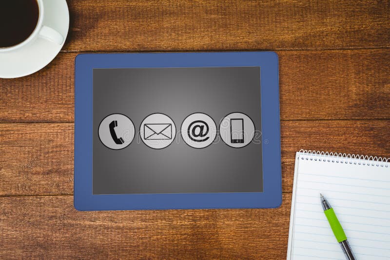 Composite Image of Communication Apps Stock Photo - Image of corporate ...