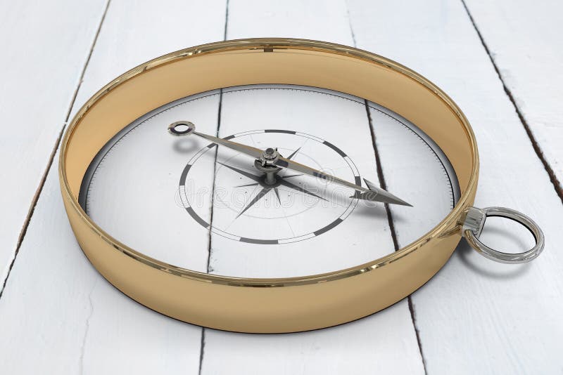 A Composite Image of Compass Stock Illustration - Illustration of ...