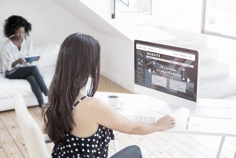 Composite Image of Composite Image of Build Website Interface Stock ...