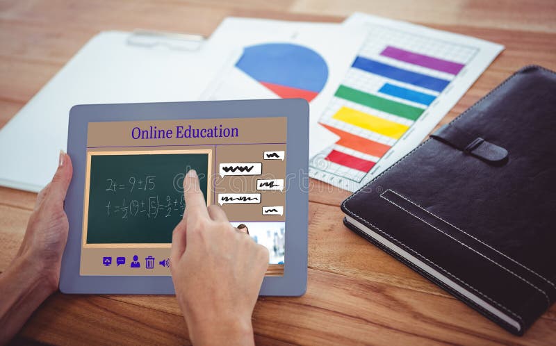 Composite Image of Composite Image of Online Courses Stock Photo ...