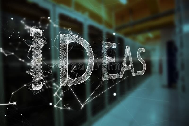 Composite Image of Computer Graphic Image of Ideas Stock Illustration ...