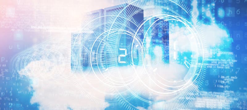 Composite Image of Computer Graphic Image of Lens Interface Stock ...