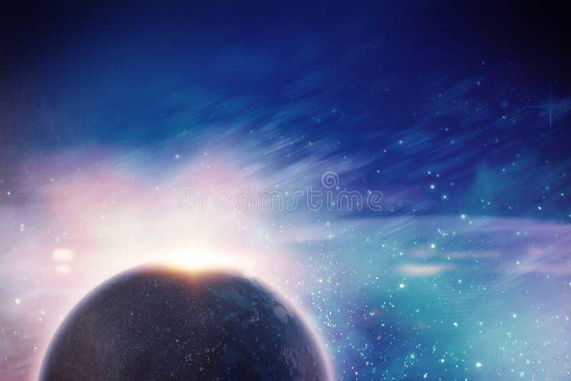 Composite Image of Computer Graphic Image of Planet Earth Stock ...