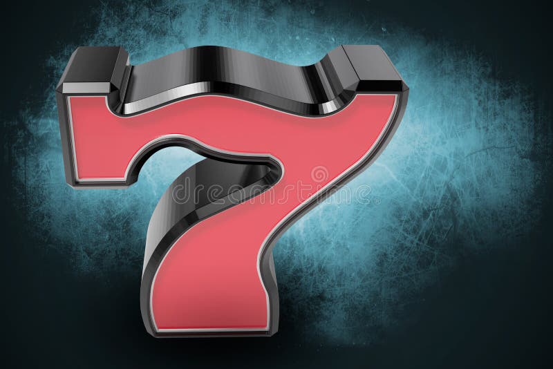 Composite Image of 3d Image of Number Seven Stock Illustration ...