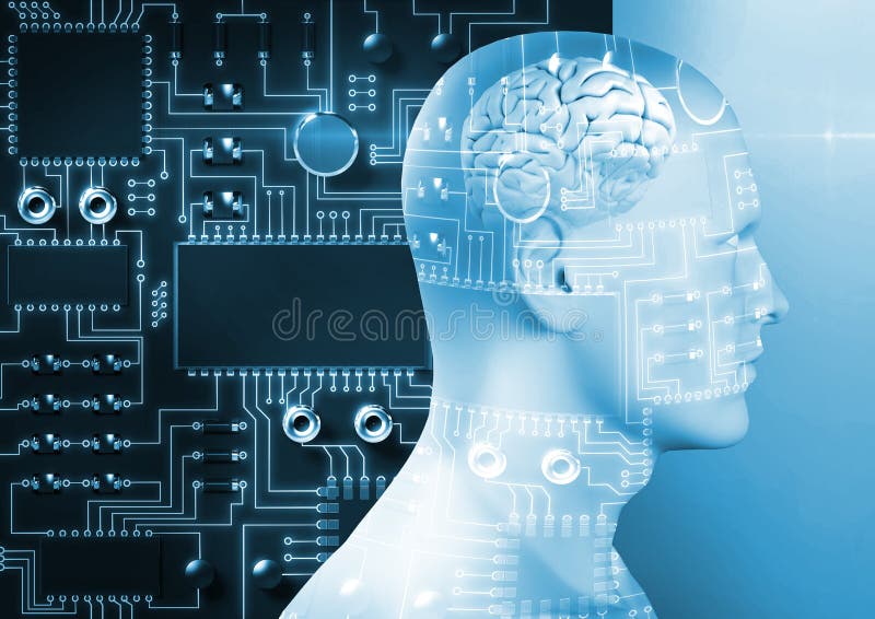 Composite Image of Digital Composite of Human Representation Stock ...