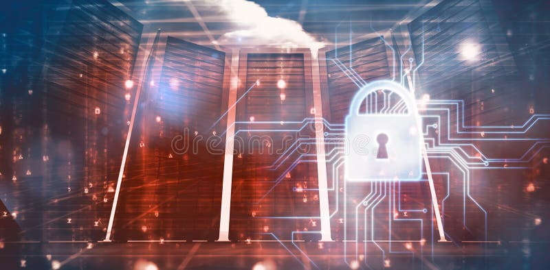 Composite Image of Digitally Generated Black and Blue Matrix Stock ...