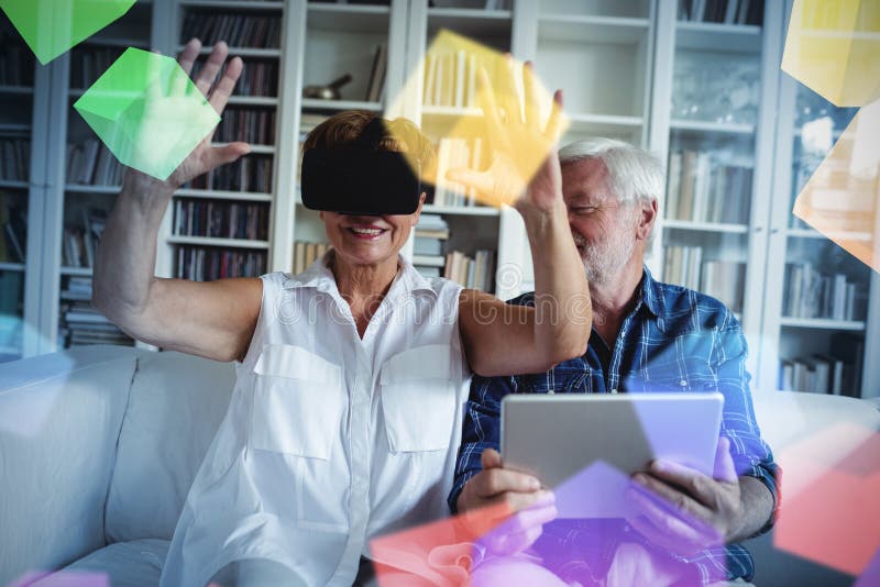 Composite Image of Digitally Generated Grey Cubes Floating Stock Photo ...