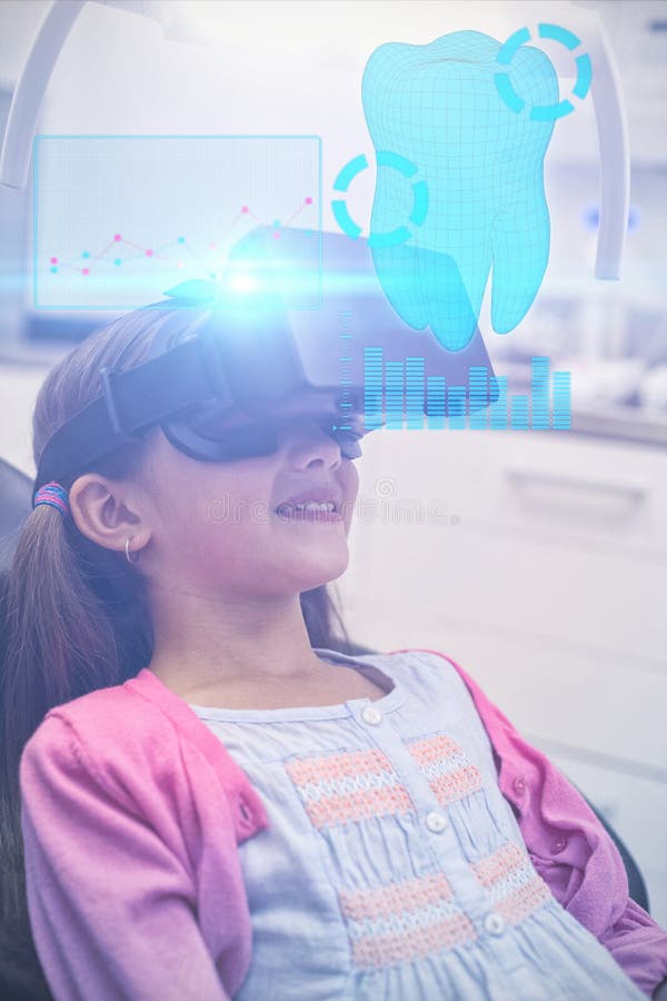 Composite Image of Digitally Generated Image of a Teeth Stock Image ...