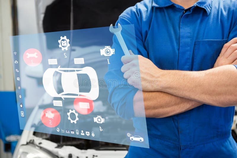 Composite Image of Engineering Interface Stock Image - Image of ...