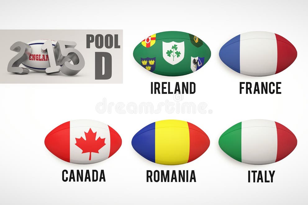 Composite Image of England Rugby 2015 Message Stock Illustration ...