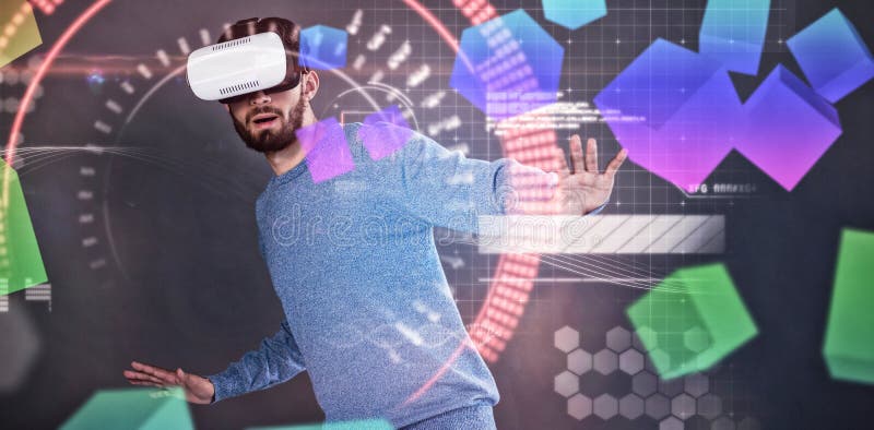 Composite Image of Composite Image of Face Stock Illustration ...