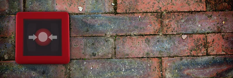 Composite Image of Fire Alarm Switch Stock Illustration - Illustration ...