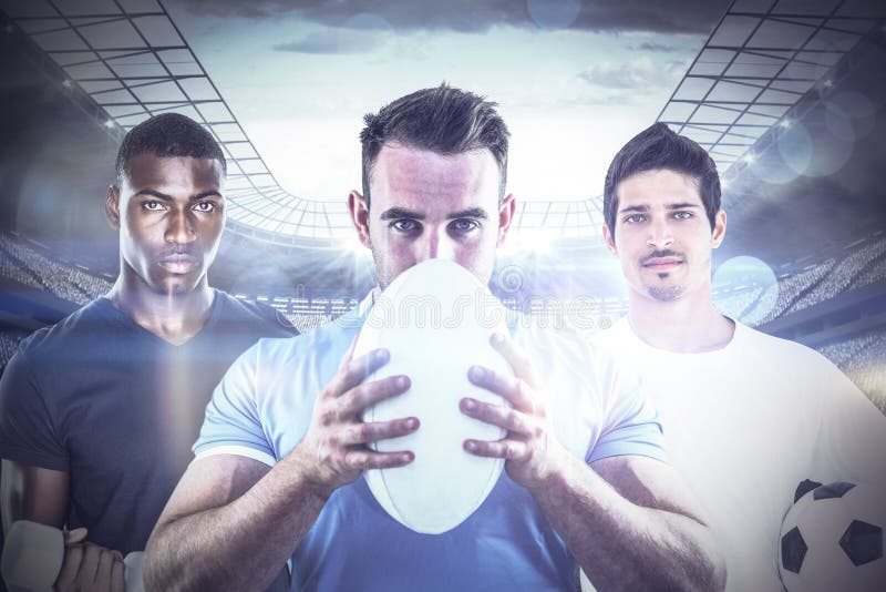 Composite Image of Fit People Stock Photo - Image of muscle, athletic ...