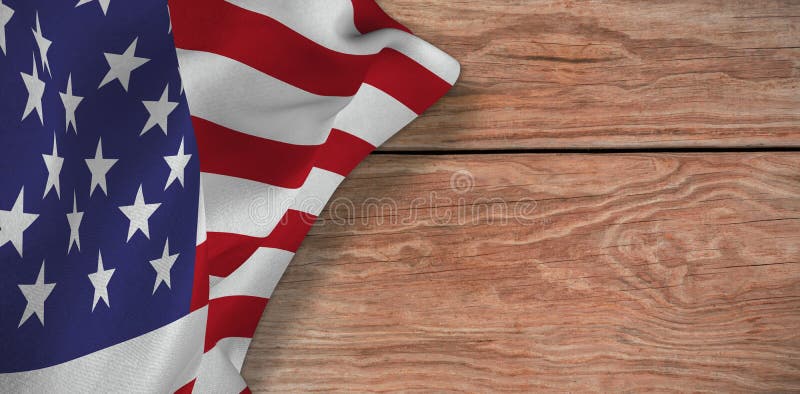 Composite Image of Focus on Usa Flag Stock Illustration - Illustration ...