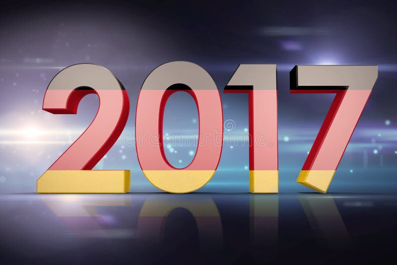 Composite Image of Germany National Flag Stock Illustration ...