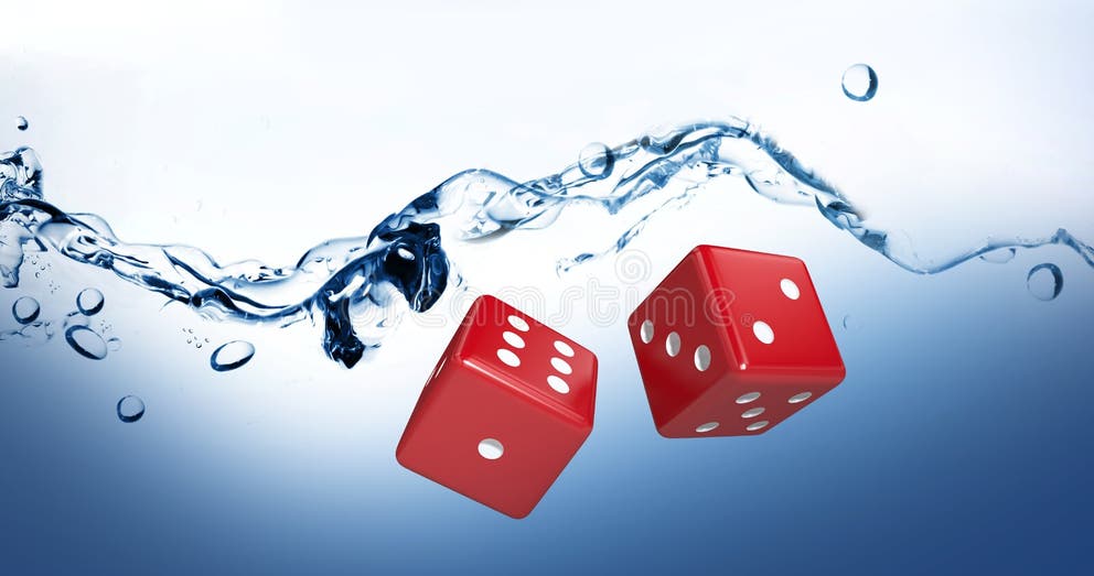 Composite Image of Graphic Image of 3d Red Dice Stock Illustration ...
