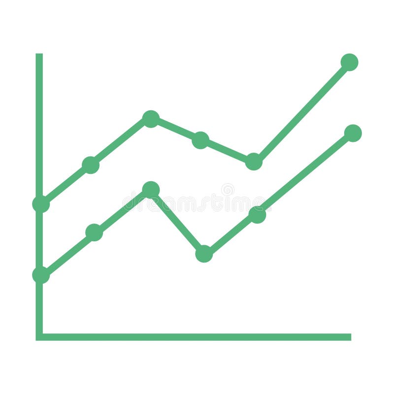 A Line Graph Showing an Overall Upward Trend while Increasing or ...