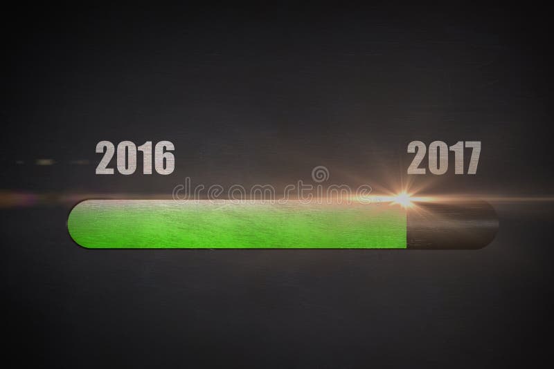 Composite Image of Green Loading Display Stock Illustration ...