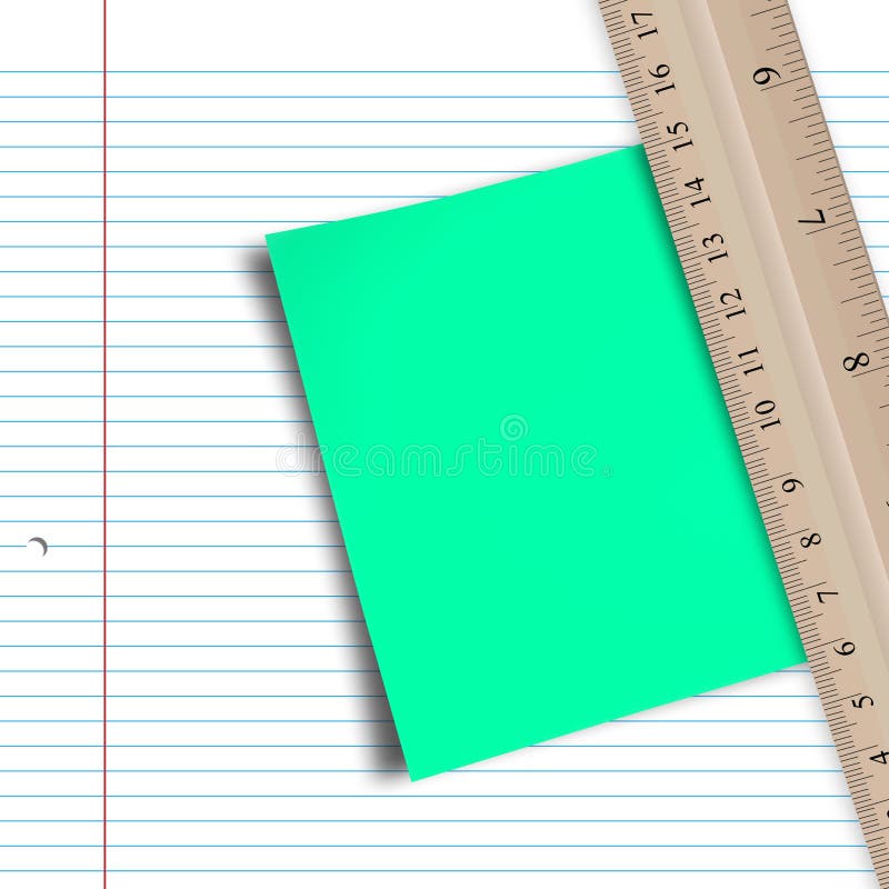 Composite Image of Green Paper Stock Illustration - Illustration of ...