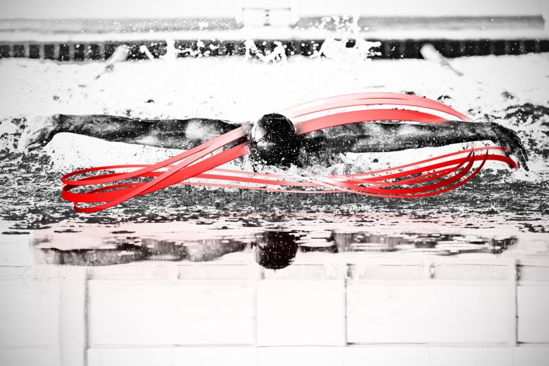 Composite Image of Grey Line Design Stock Image - Image of healthy ...