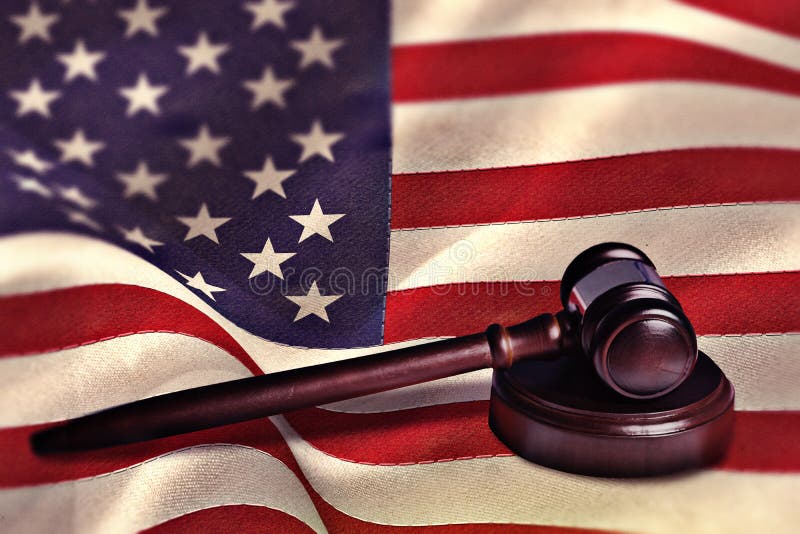 Composite Image of Hammer and Gavel Stock Illustration - Illustration ...