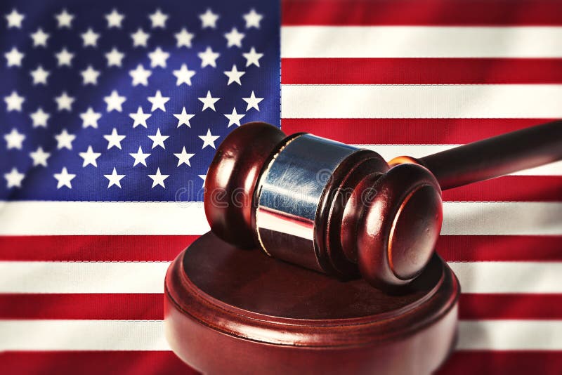 Composite Image of Hammer and Gavel Stock Illustration - Illustration ...