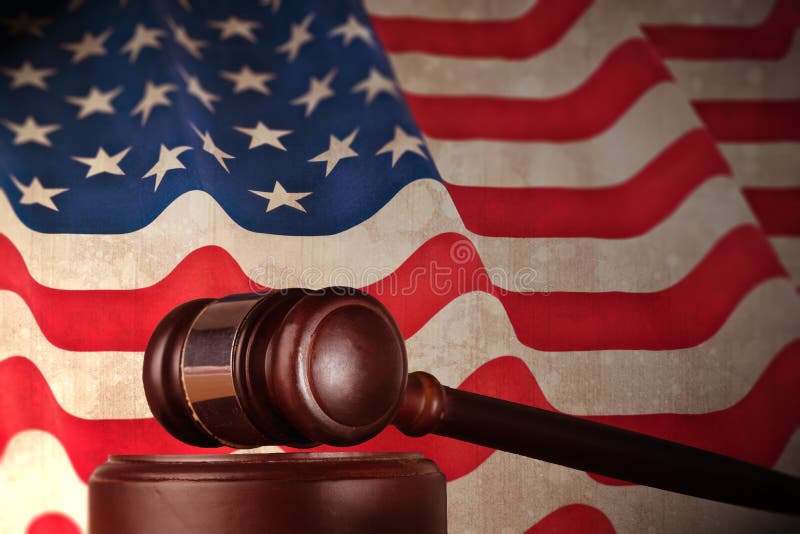 Composite Image of Hammer and Gavel Stock Illustration - Illustration ...