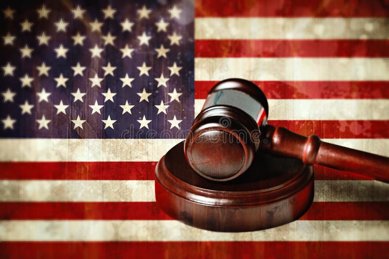 Composite Image of Hammer and Gavel Stock Illustration - Illustration ...