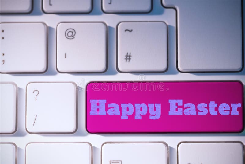 A Composite Image of Happy Easter Stock Illustration - Illustration of ...
