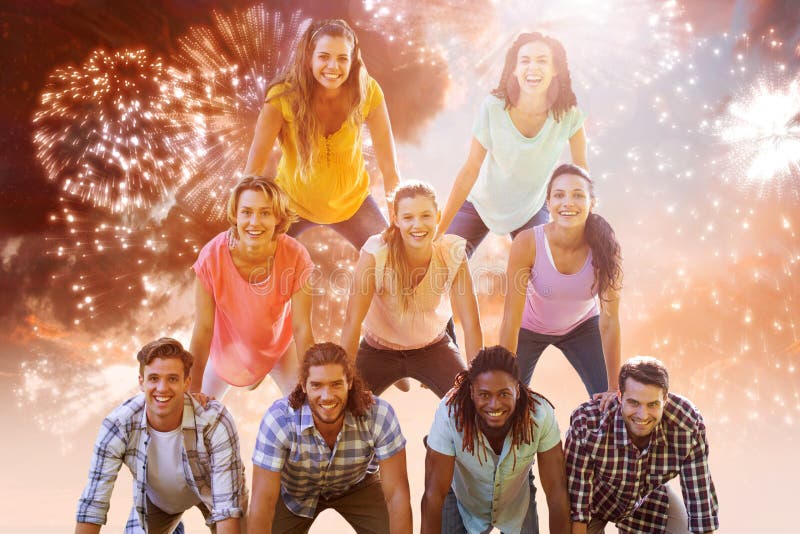 427 Team Building Human Pyramid Stock Photos - Free & Royalty-Free ...