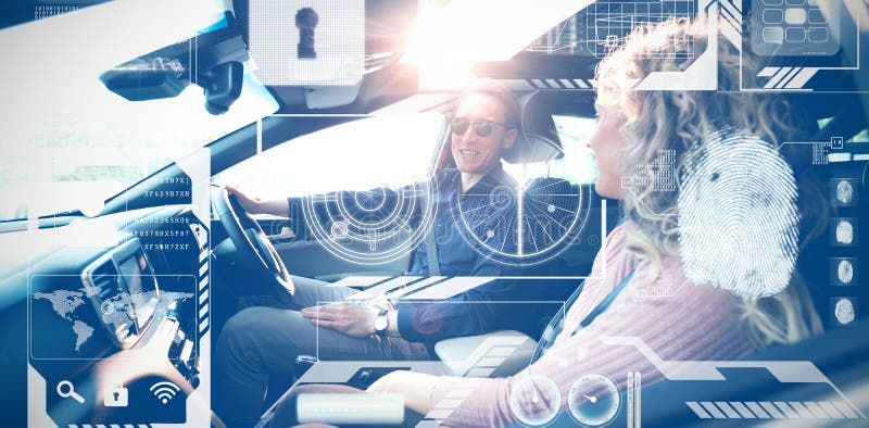 Composite Image of Identification Interface Stock Illustration ...