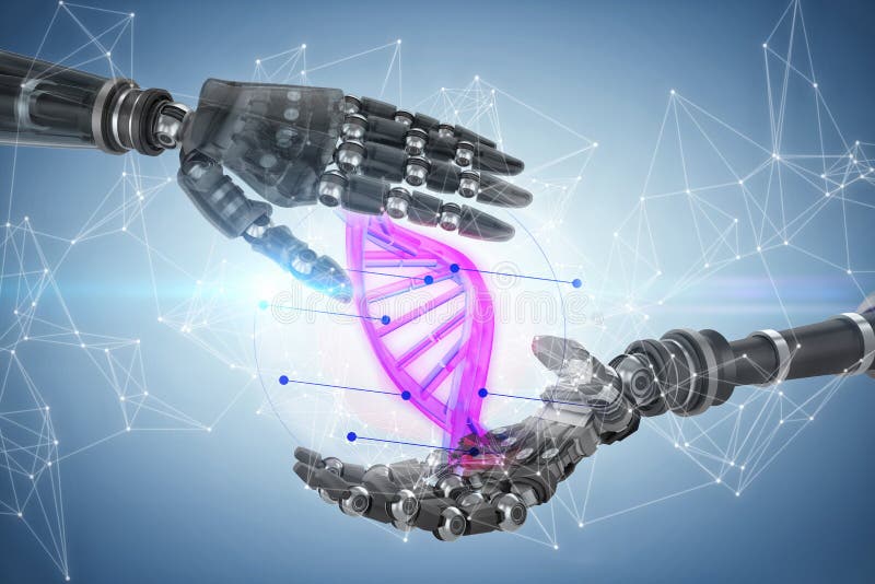 Robot Dna Strands Stock Illustrations – 14 Robot Dna Strands Stock ...
