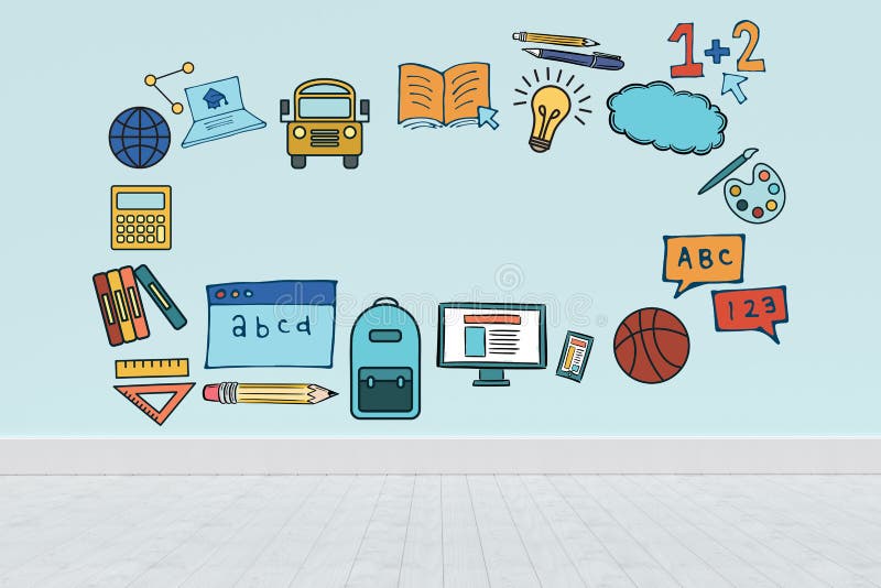 Composite Image of Illustrative Image of Education Model Stock ...