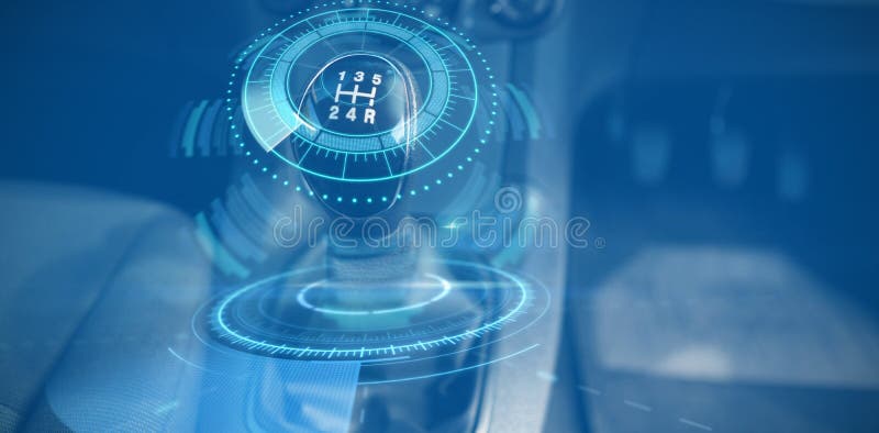 Composite Image of Interface of Volume Knob Stock Illustration ...