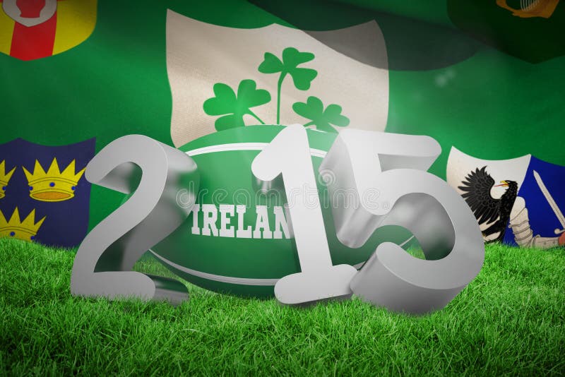 Composite Image of Ireland Rugby 2015 Message Stock Illustration ...