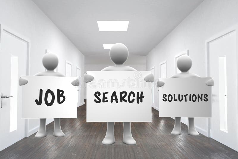 Composite Image of Job Search Solutions Stock Illustration ...