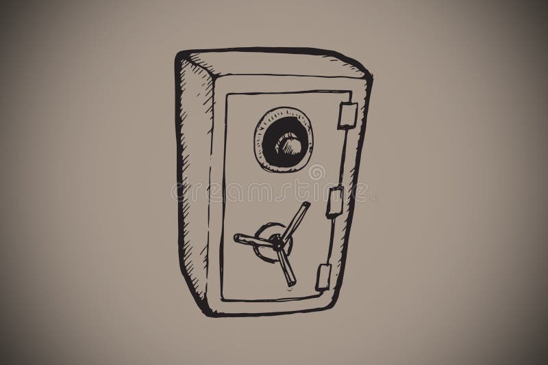 Large Safe stock illustration. Illustration of safety - 10519003