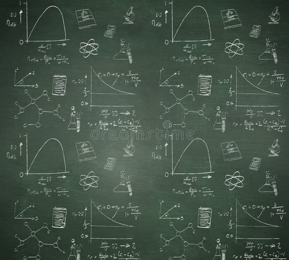 Composite Image of Math and Science Doodles Stock Illustration ...