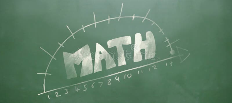 Composite Image of Math Text with Diagram and Numbers Stock ...