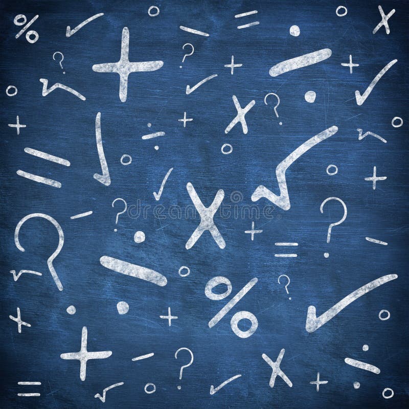 Composite Image of Maths Doodle Stock Illustration - Illustration of ...