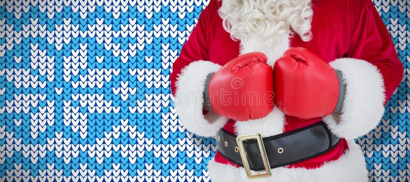 Mid Section Santa Boxing Gloves Stock Photos - Free & Royalty-Free ...