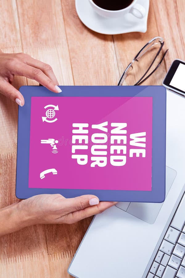 Your Help is Needed stock illustration. Illustration of teamwork - 10509166