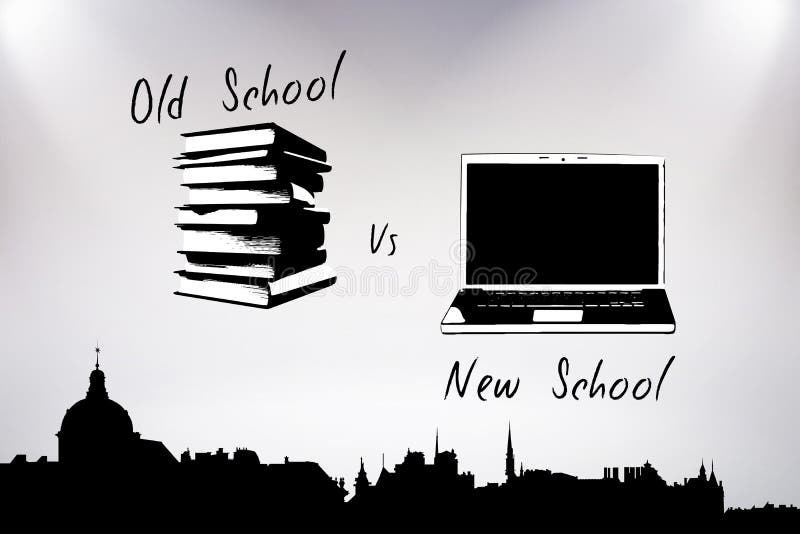 Old School Vs New School Stock Illustrations – 45 Old School Vs New ...