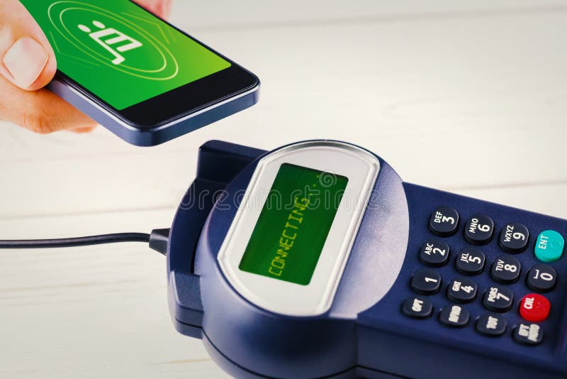 Composite Image of Payment Screen Stock Image - Image of eftpos ...