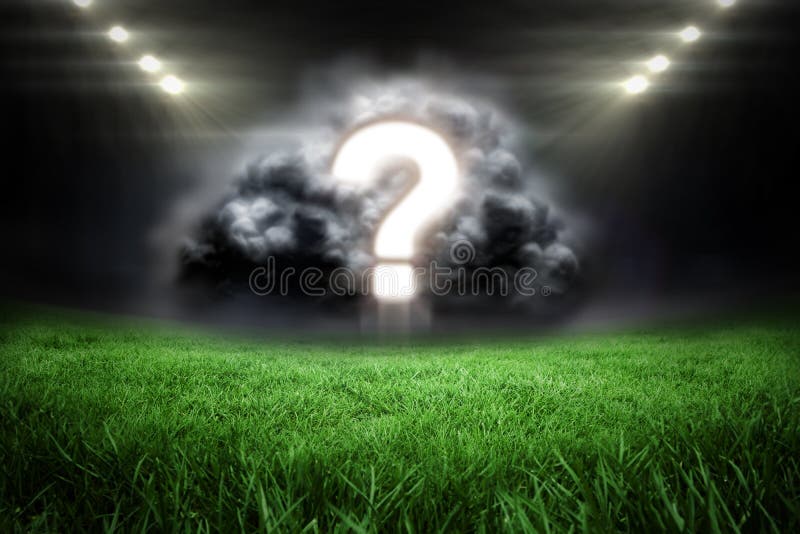 Soccer question mark stock illustration. Illustration of help - 13340165