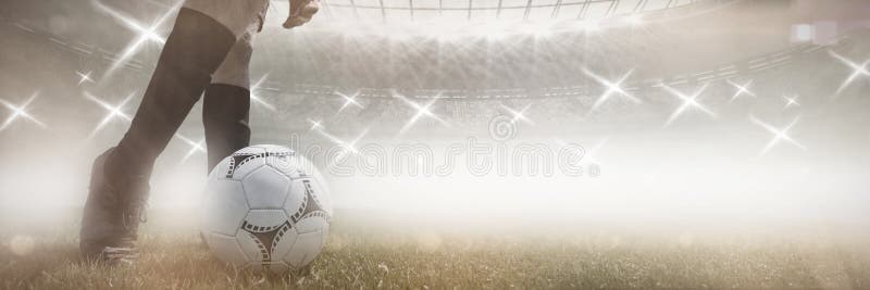 Composite Image of Ready To Shoot Stock Image - Image of stadium, copy ...
