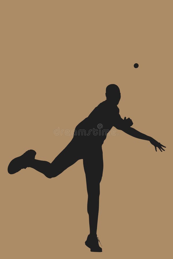 Sportsman Throwing Frisbee. Vector Illustration Stock Vector ...