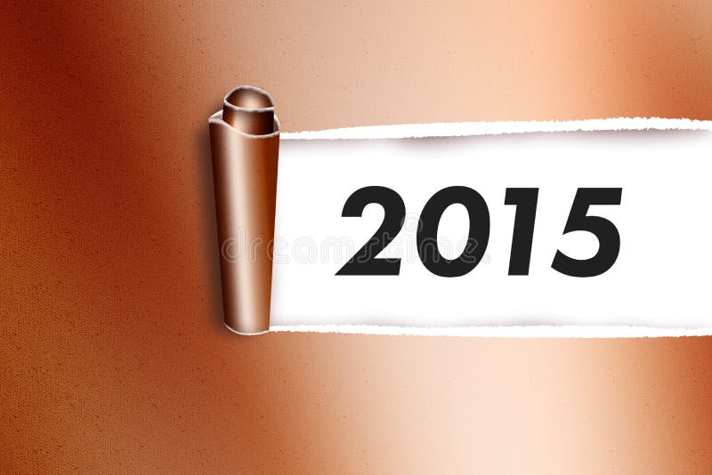 Composite Image of Rip in Gold Paper Stock Illustration - Illustration ...