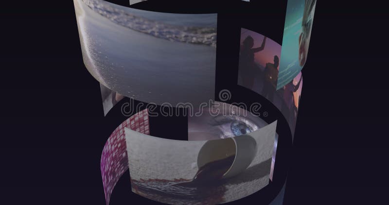 Composite Image of Rotating Tube of Business, Leisure and Technology ...